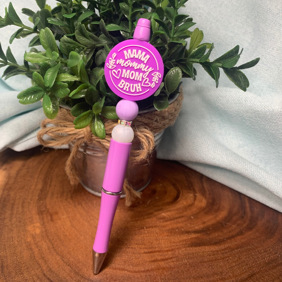 Purple Mama, Mommy, Mom, Bruh Pen – Lande Custom Designs