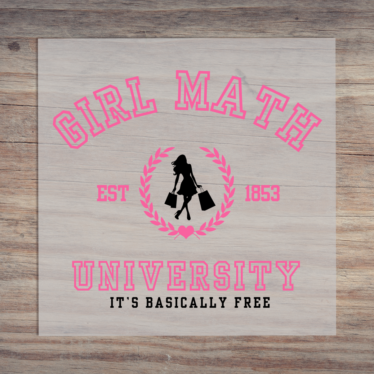 Girl Math University – Lande Custom Designs